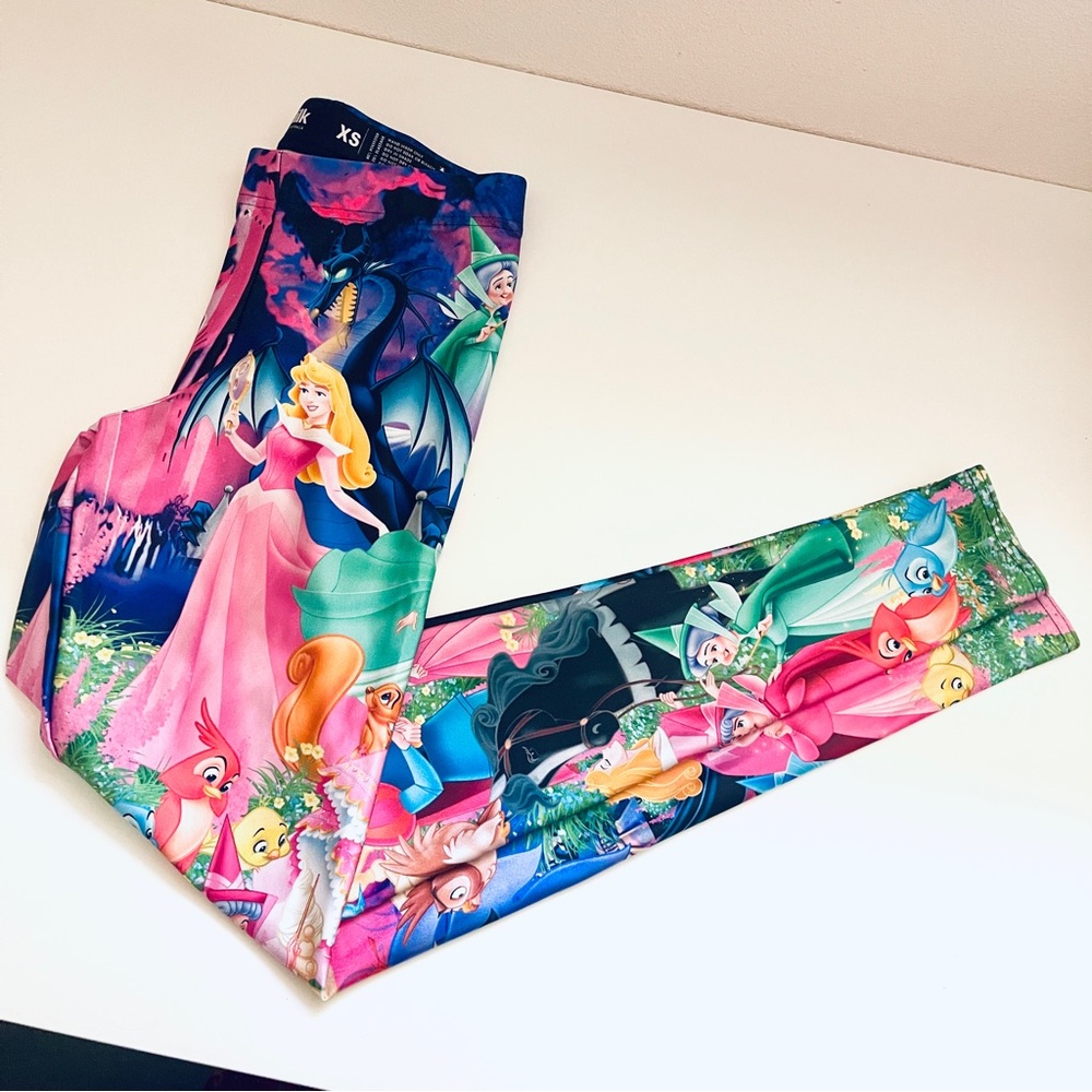 Blackmilk Sleeping Beauty Disney Leggings - Gem